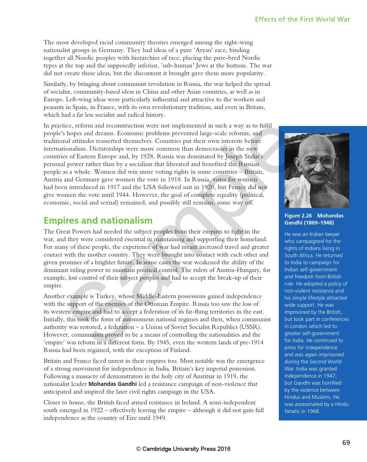 Preview History for the IB Diploma Paper 2: Causes and Effects of War ...