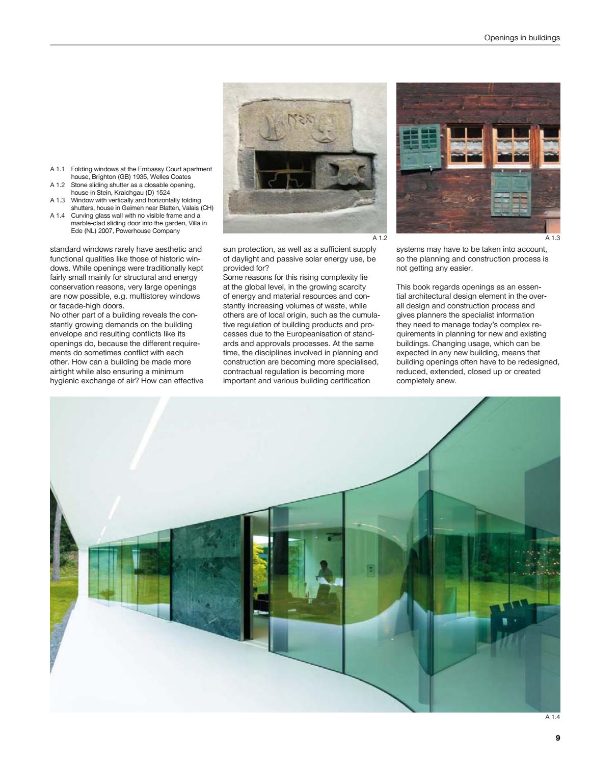 Openings In Buildings