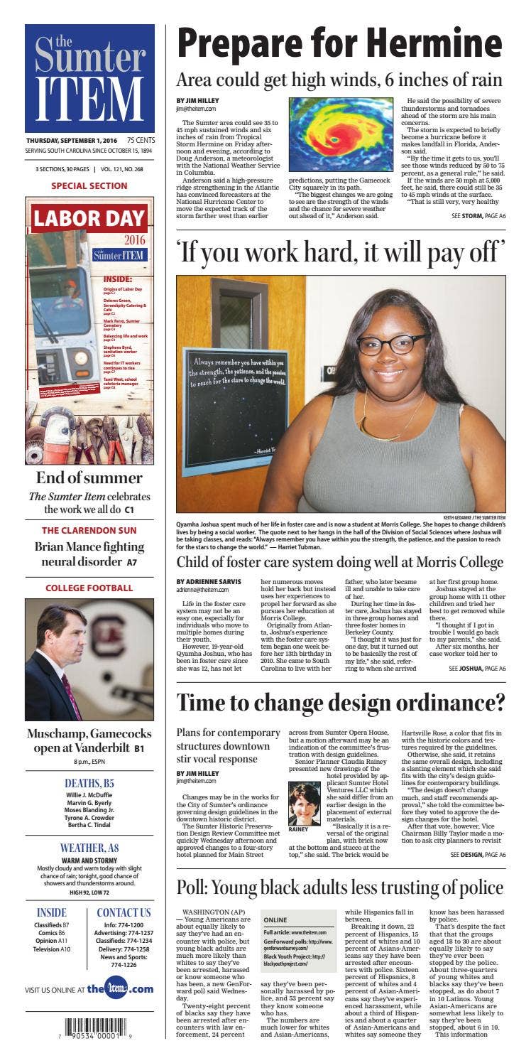 September 01, 2016 by The Sumter Item - Issuu
