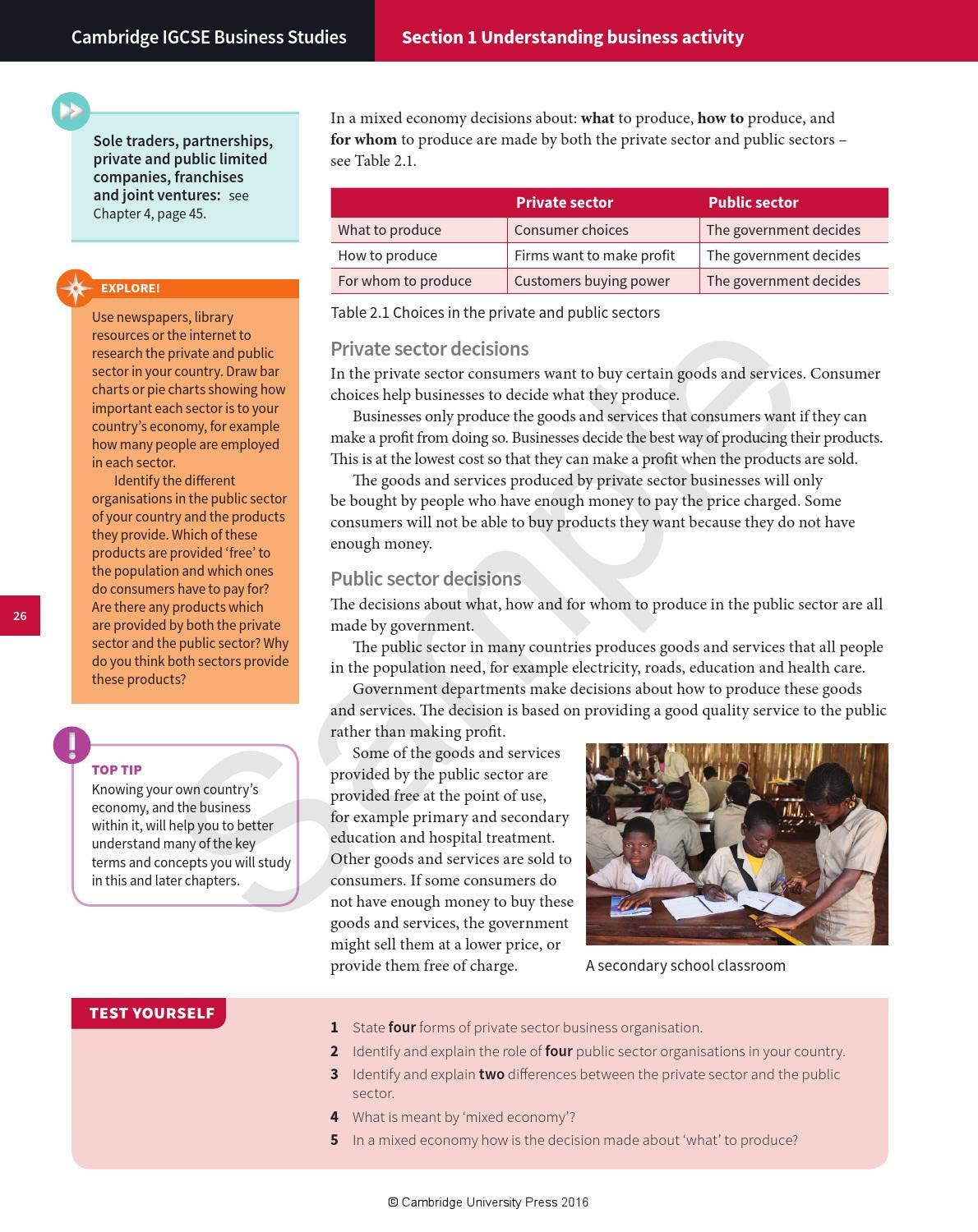 Cambridge IGCSE Business Studies: Coursebook with CD-ROM (third edition ...