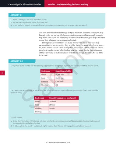Cambridge IGCSE Business Studies: Coursebook with CD-ROM (third edition ...