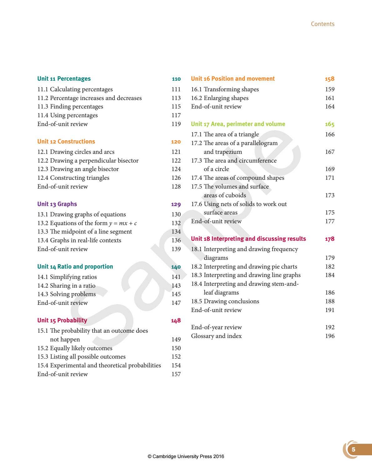 Cambridge Checkpoint Mathematics Coursebook 8 by Cambridge ...