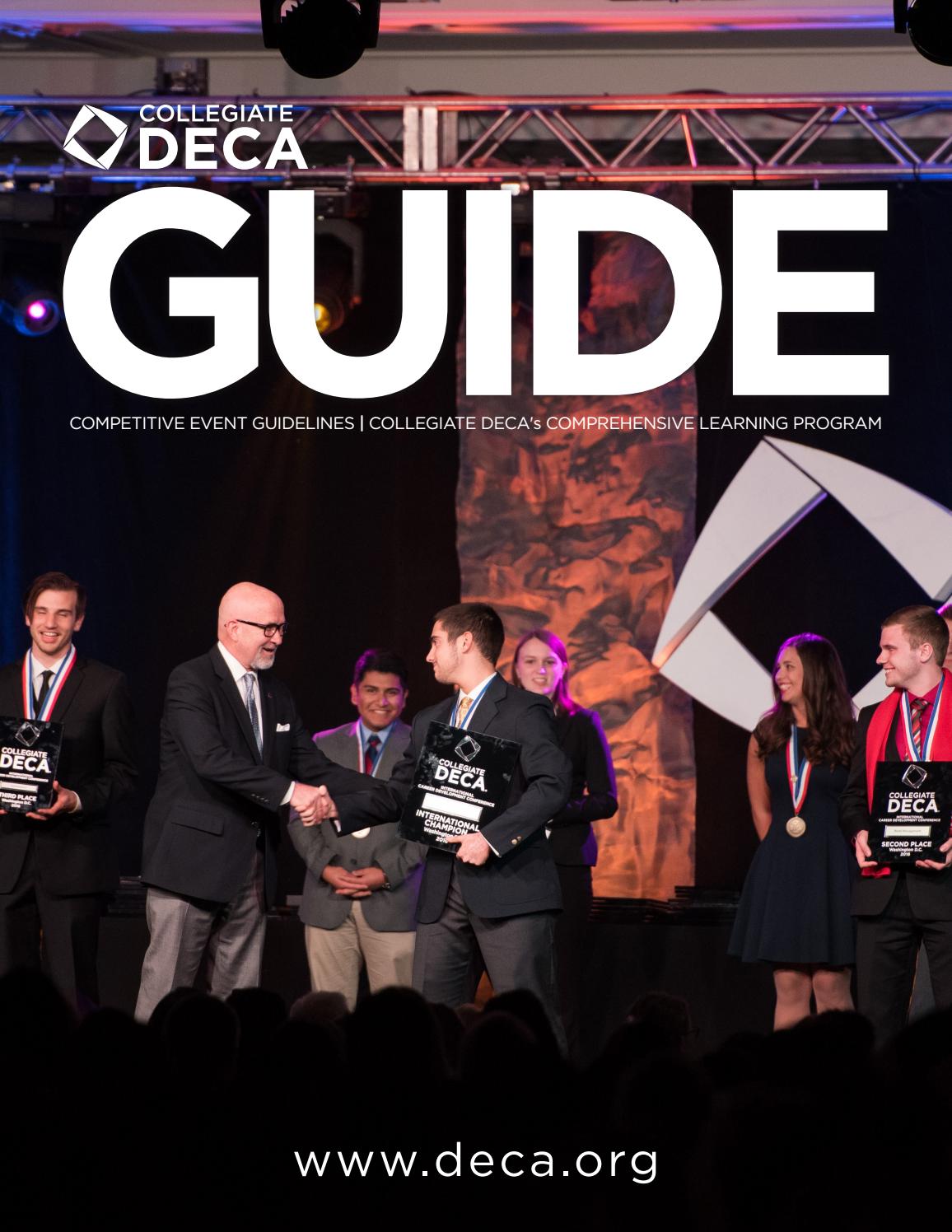 Collegiate DECA Guide 2016-17 by DECA Inc. - Issuu