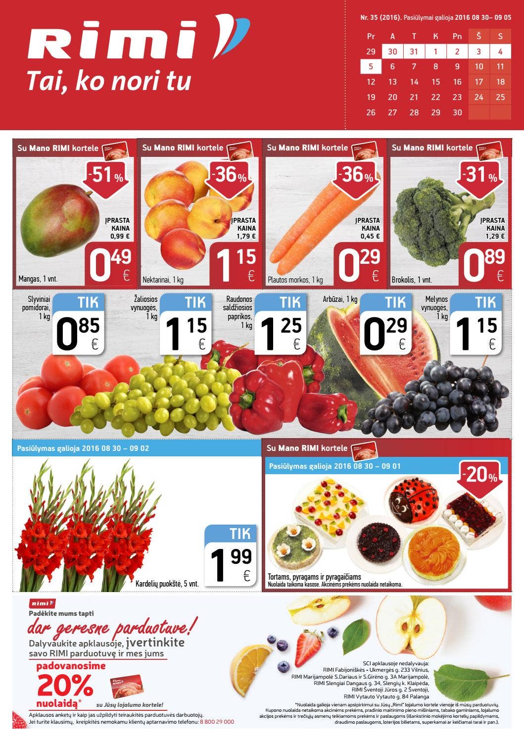 Rimi savaitinis leidinys Nr. 35 2016 kai kurių pasiūlymų galite nerasti ...