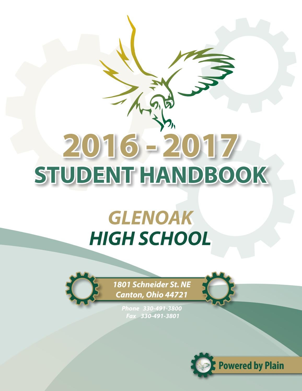 2016-2017 GlenOak Student Handbook by Plain Local Schools - Issuu