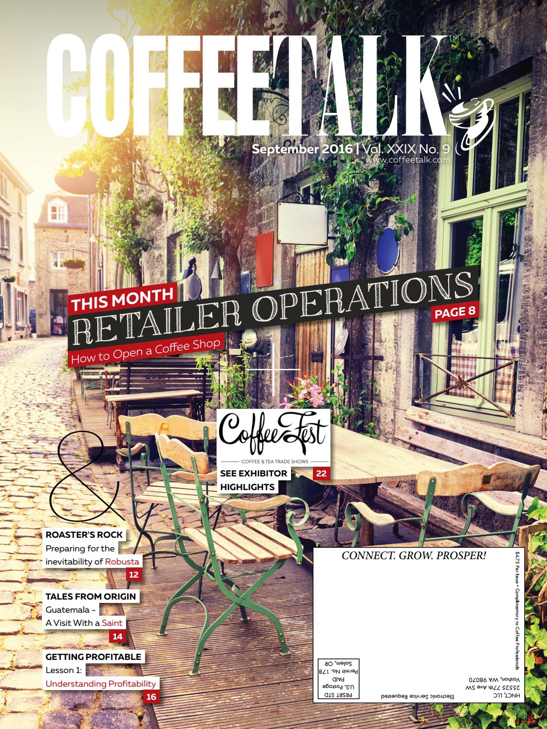 September 2016 by CoffeeTalk Magazine - Issuu