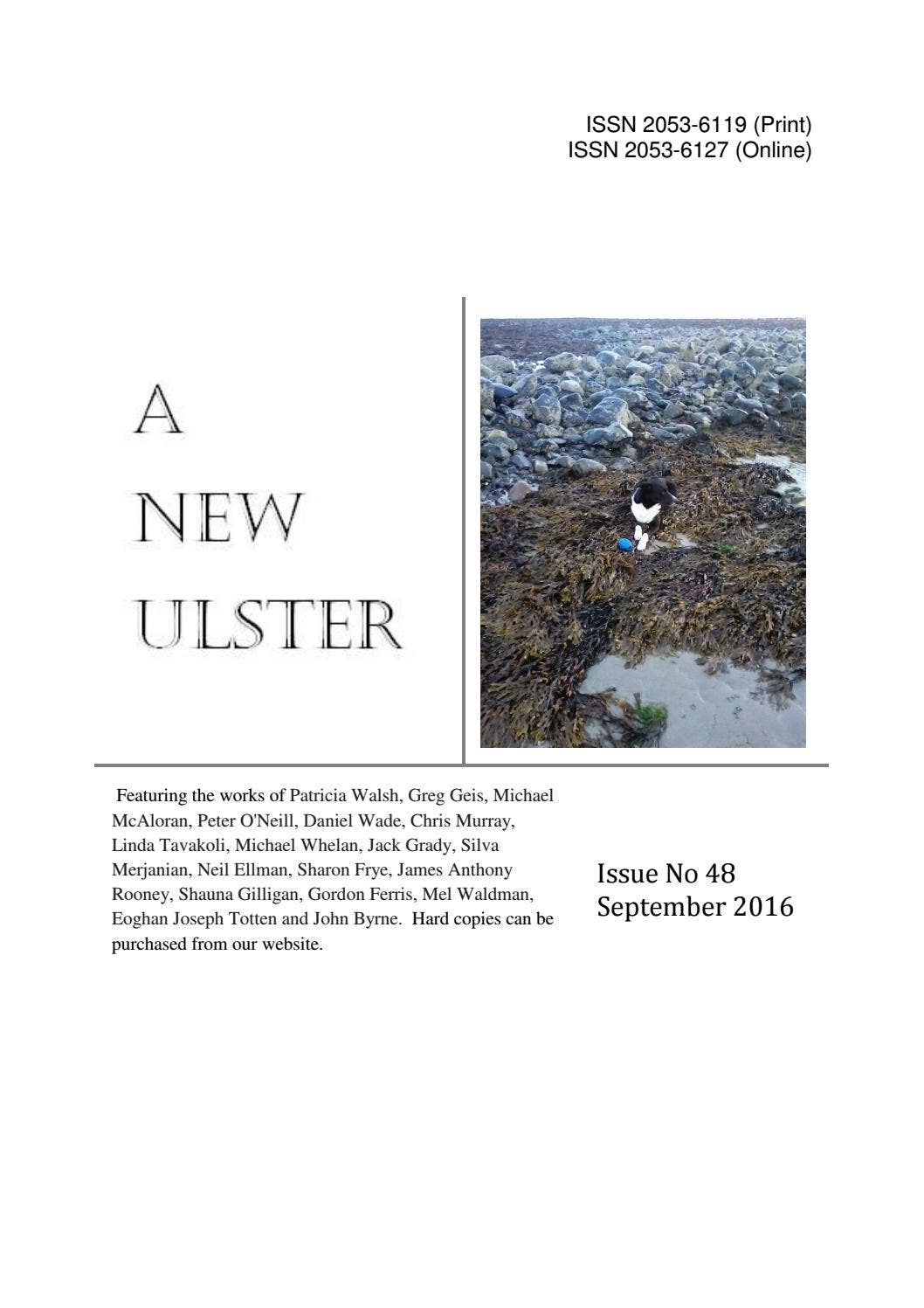 Anu 48/ A New Ulster by Amos Greig - Issuu