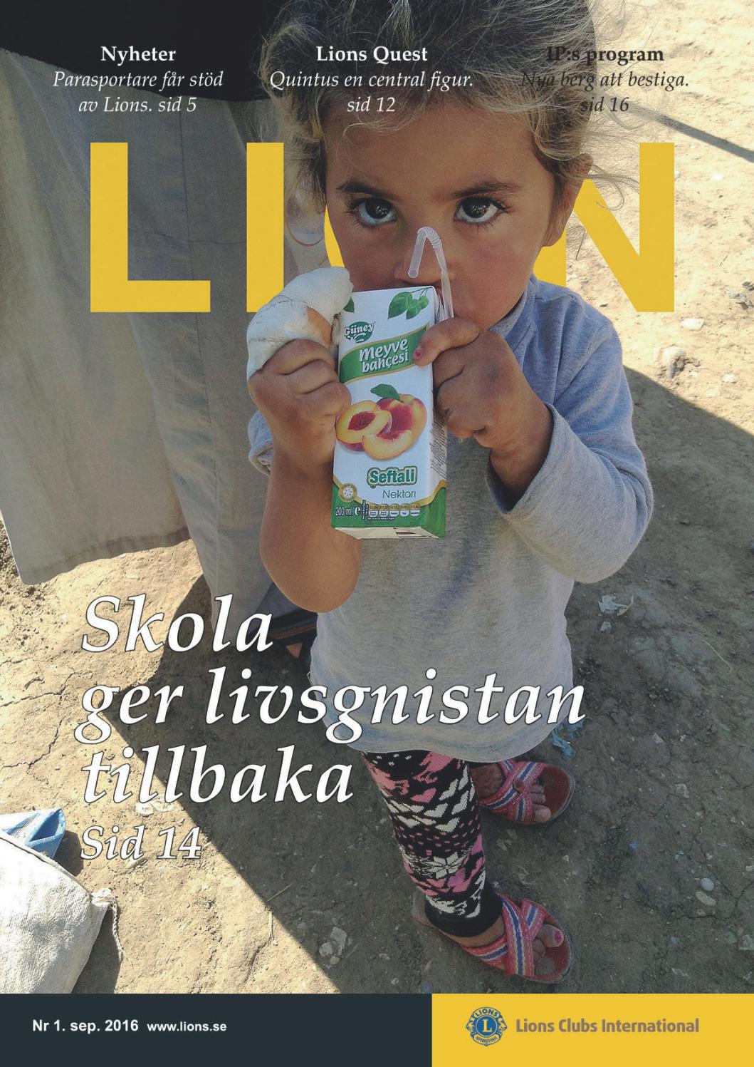 Tidningen LION nr 1/2016-2017 by Lions Clubs International MD101 - Issuu