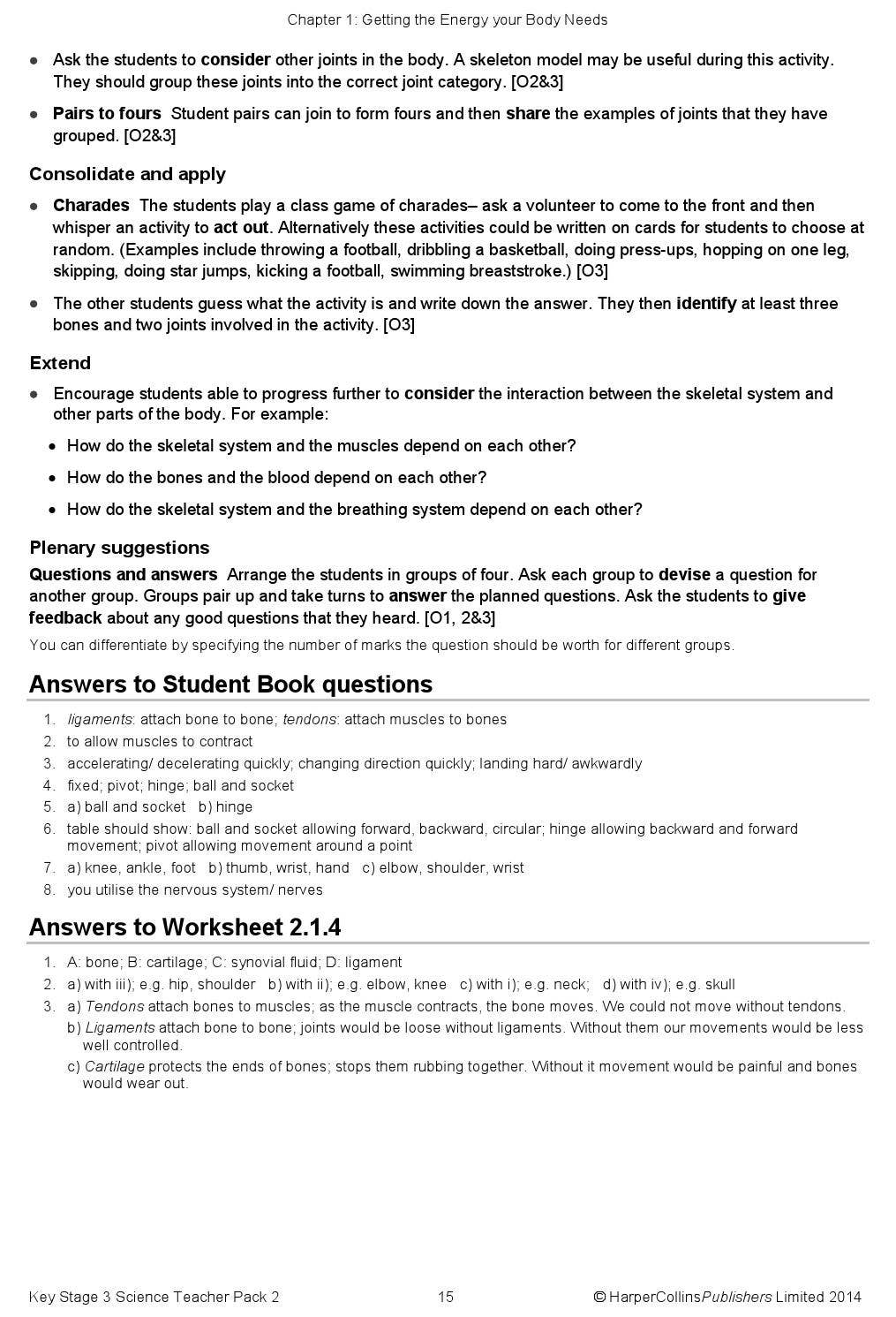 Key Stage Three Science: Teacher Pack 2 by Collins - Issuu