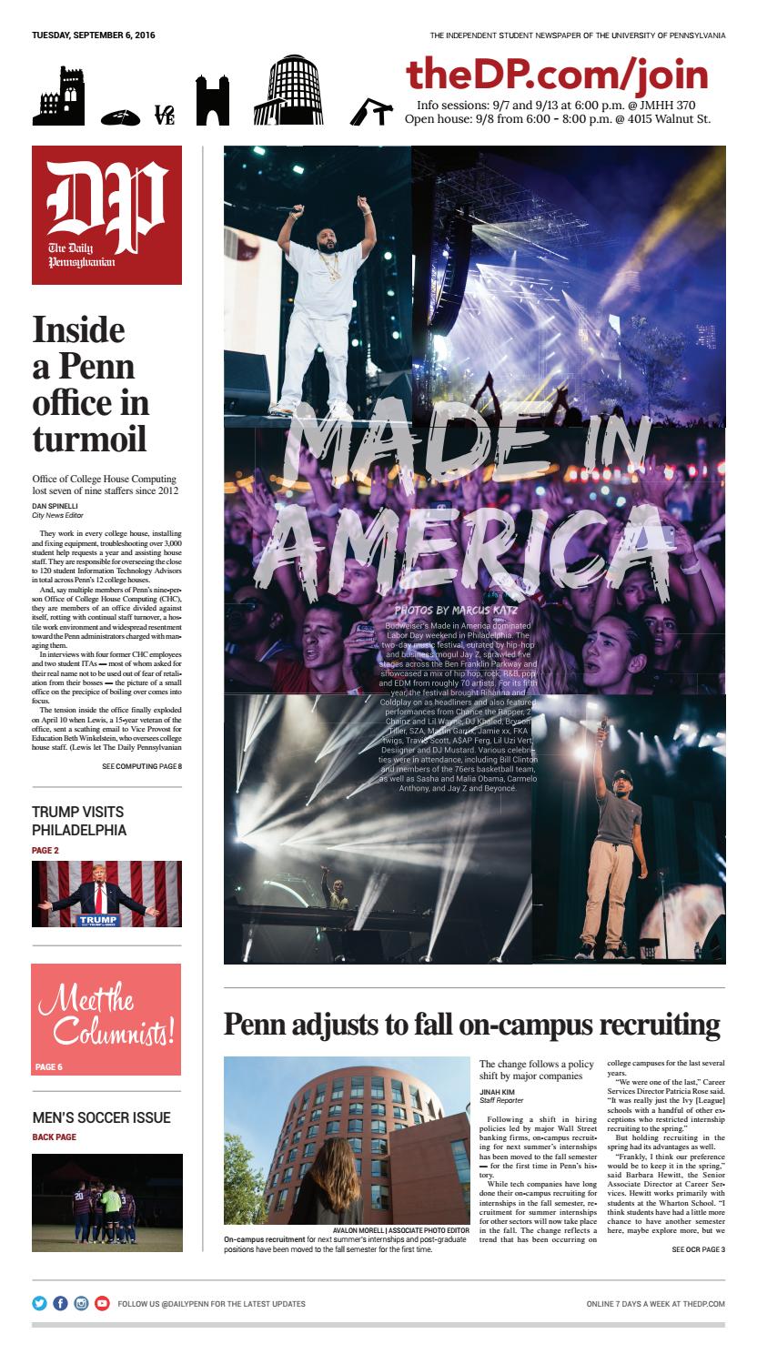 September 6, 2016 by The Daily Pennsylvanian - Issuu