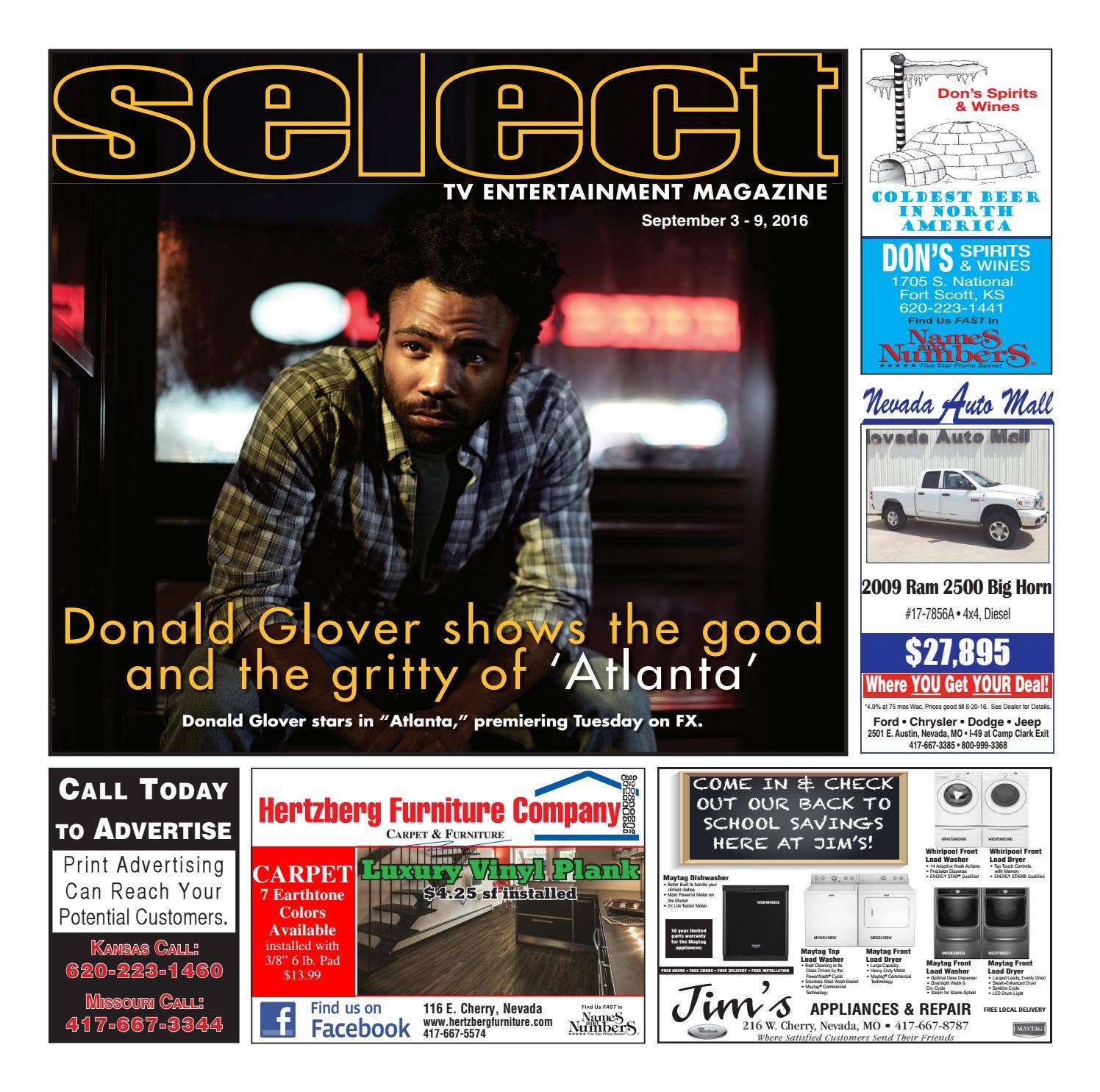 Tv guide 9 3 16 by Nevada News/Nevada Daily Mail - Issuu
