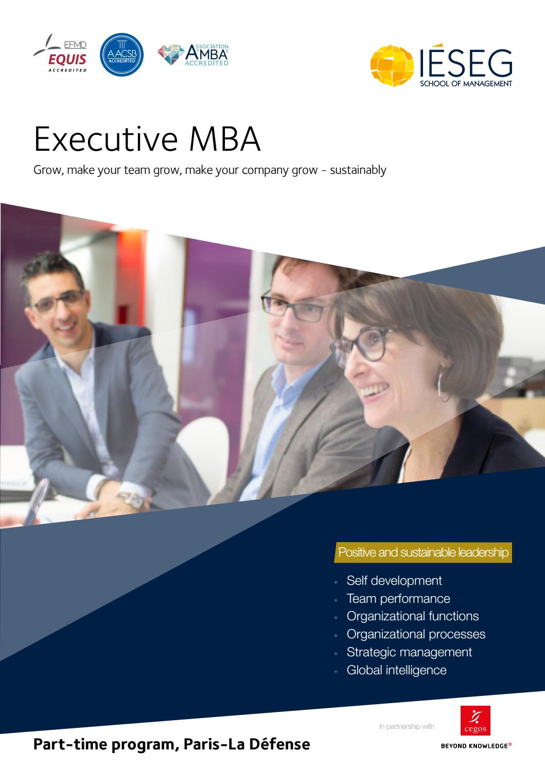 IÉSEG Executive MBA by IÉSEG - Issuu
