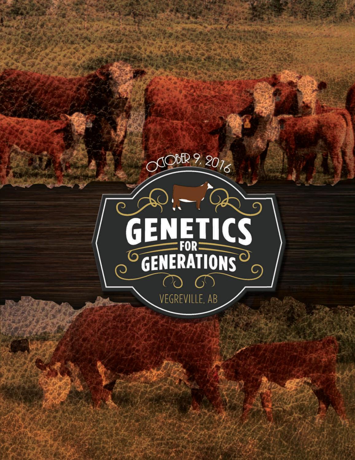 Genetics For Generations Sale 2016 by Today's Publishing Inc. - Issuu