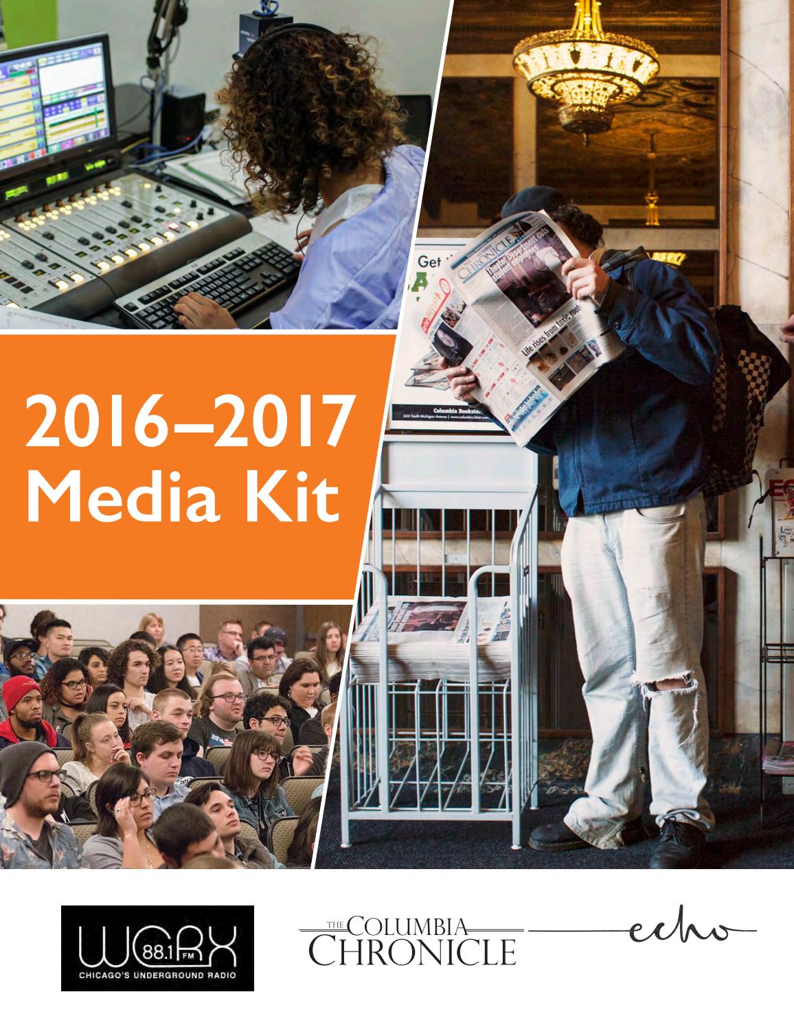 Student Media @ Columbia College Chicago 2016-17 Media Kit by The ...