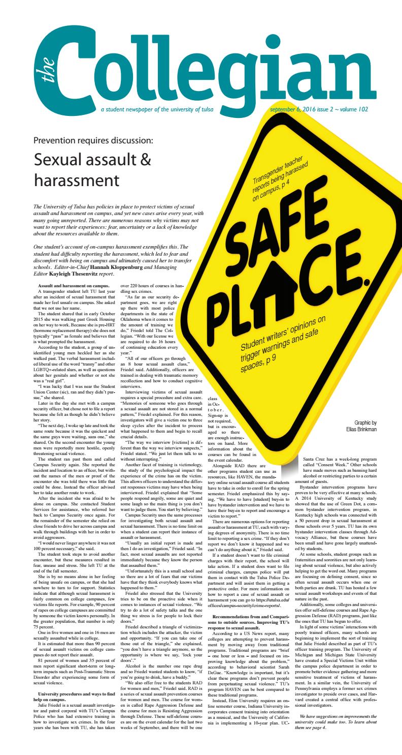 5 September 2016 by The Collegian: Student Newspaper of the University ...