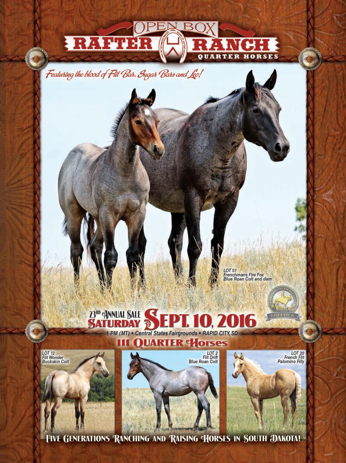 Open Box Rafter Ranch 23rd Annual Sale by LivestockDirect - Issuu