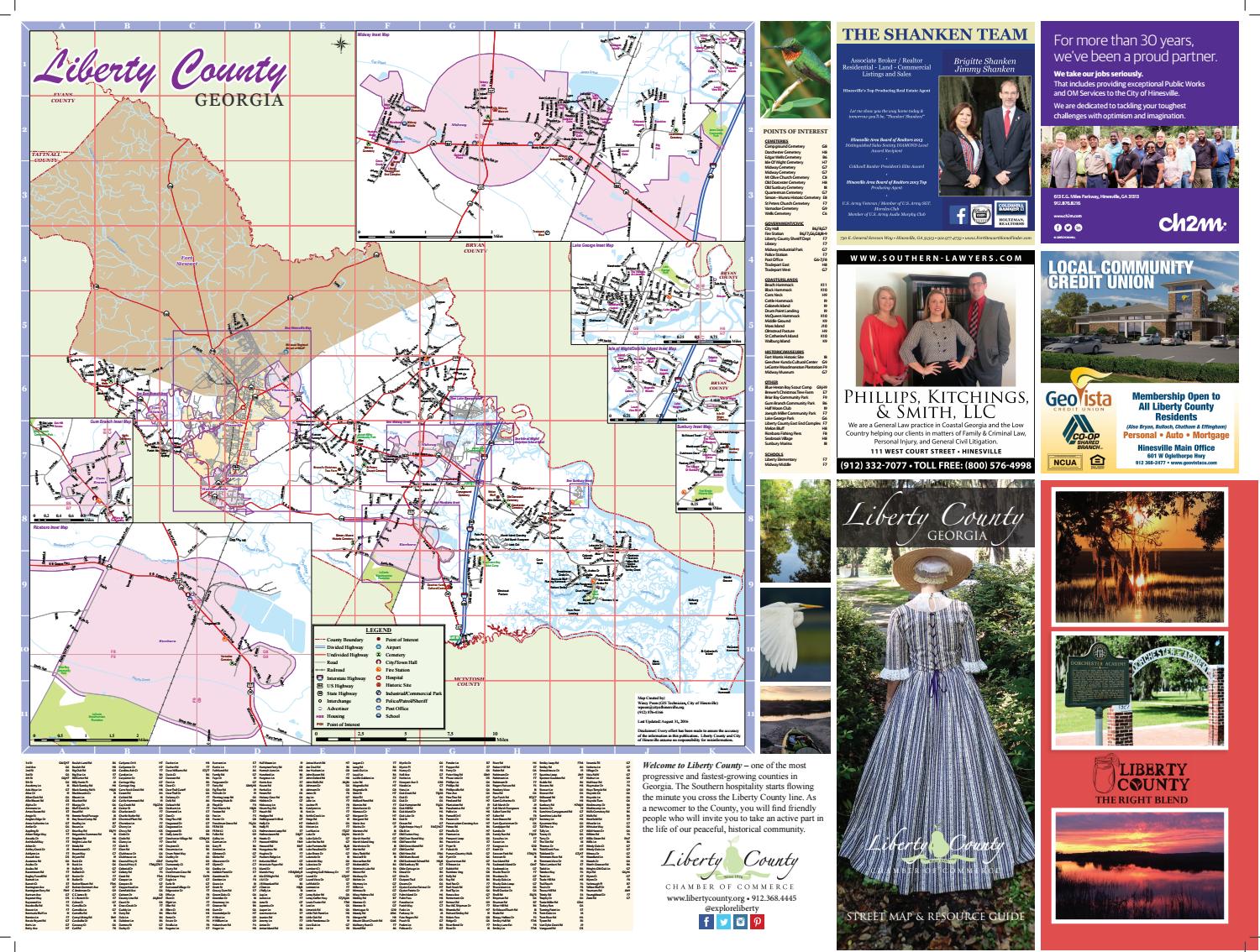 Liberty County Map 2016 by Liberty County Chamber of Commerce - Issuu