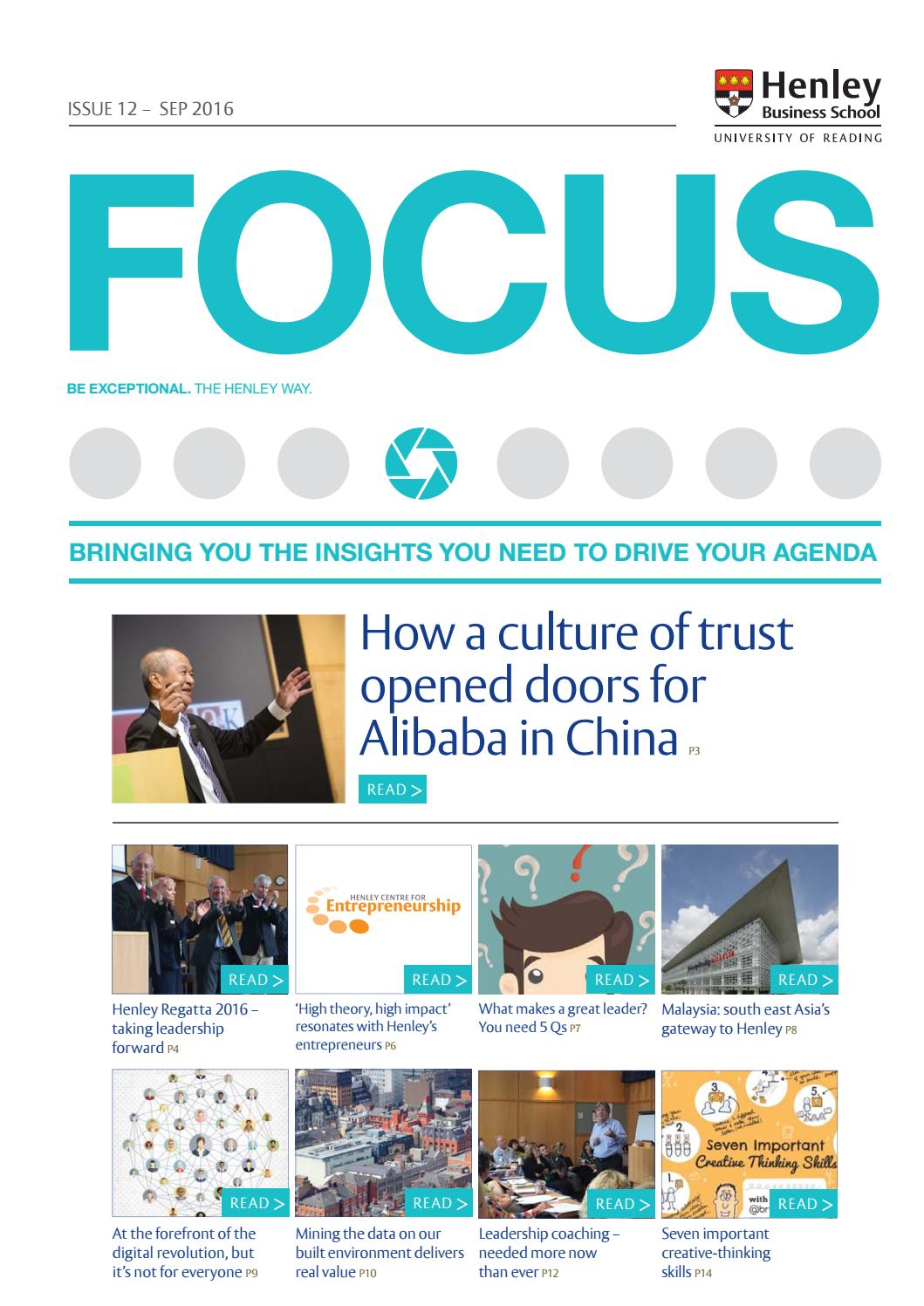 Henley Focus September 16 by Henley Business School - Issuu