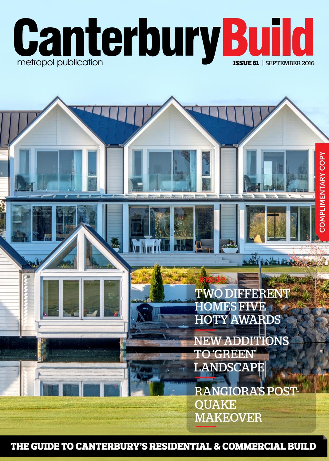 Canterbury Build Magazine September 2016 Issue 61 by Metropol - Issuu