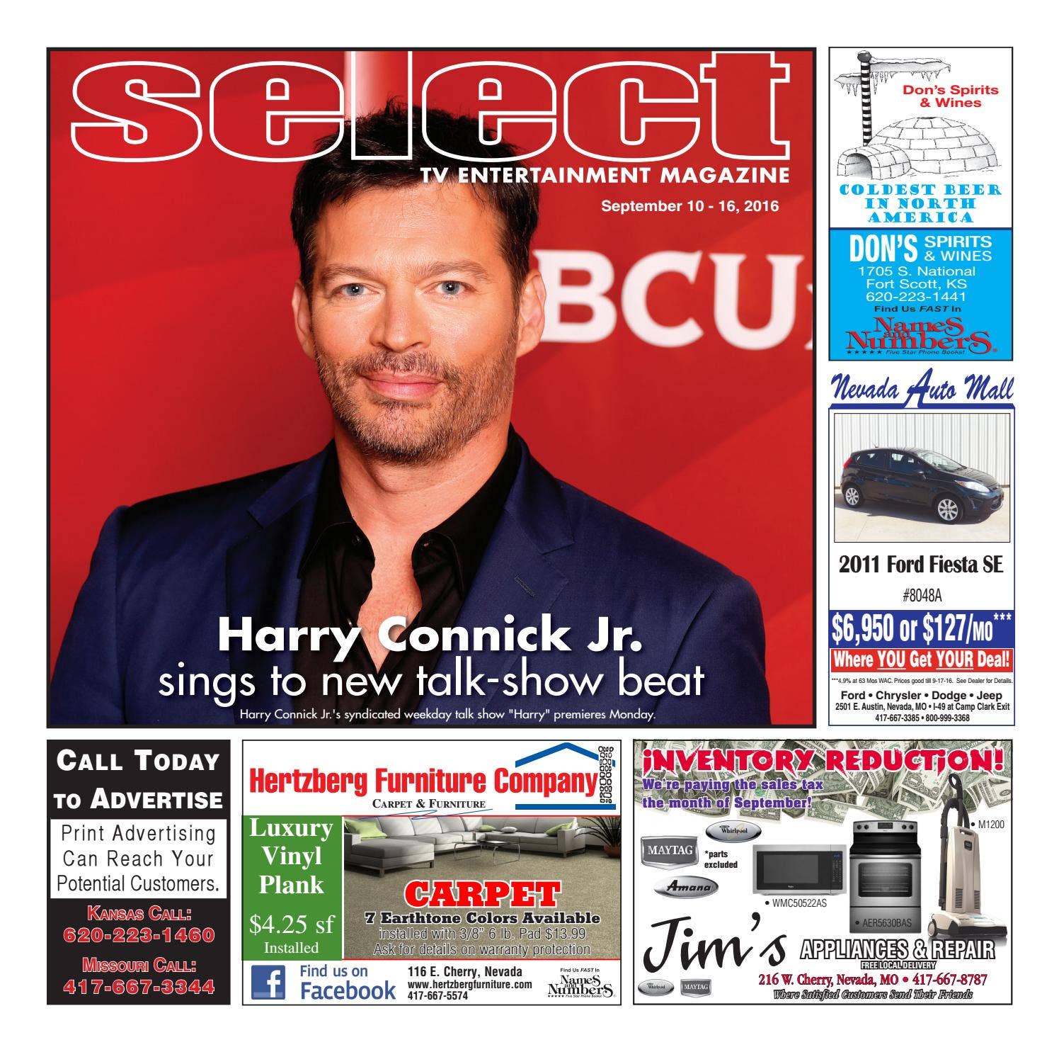 Tv guide 9 10 16 by Nevada News/Nevada Daily Mail - Issuu
