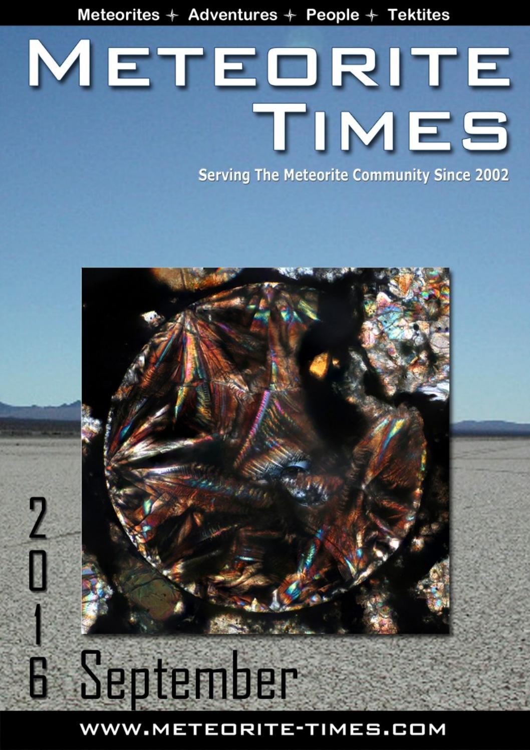 Meteorite Times Magazine by The Meteorite Exchange, Inc. - Issuu