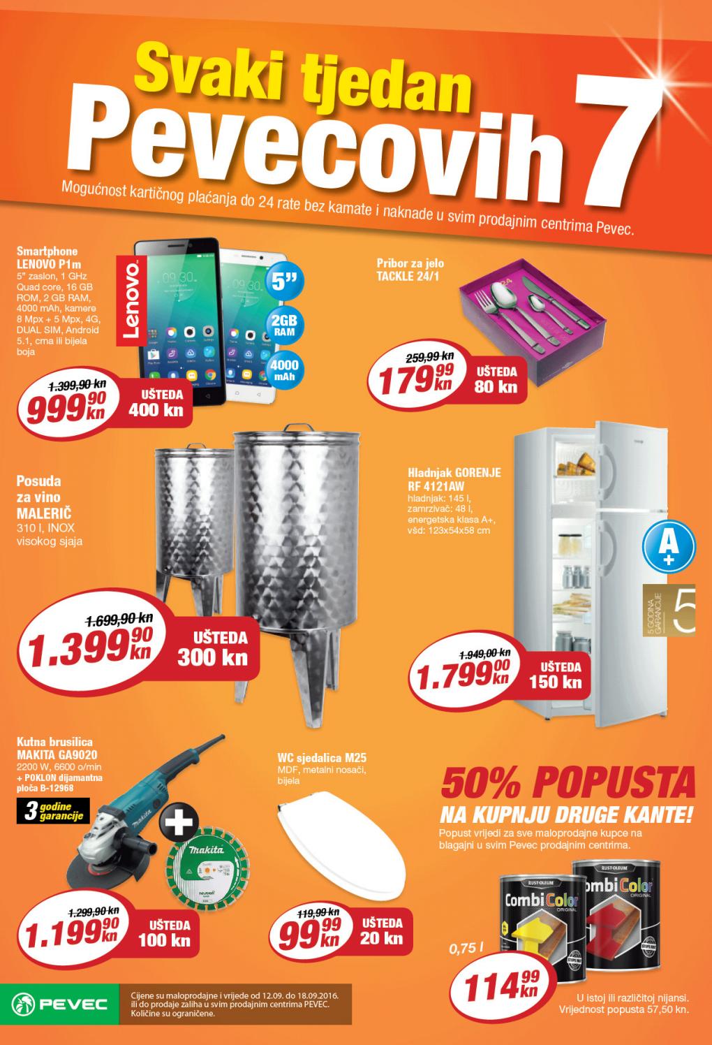 Pevec tjedna akcija od 12.-18.09.2016. by Catalog.hr - Issuu