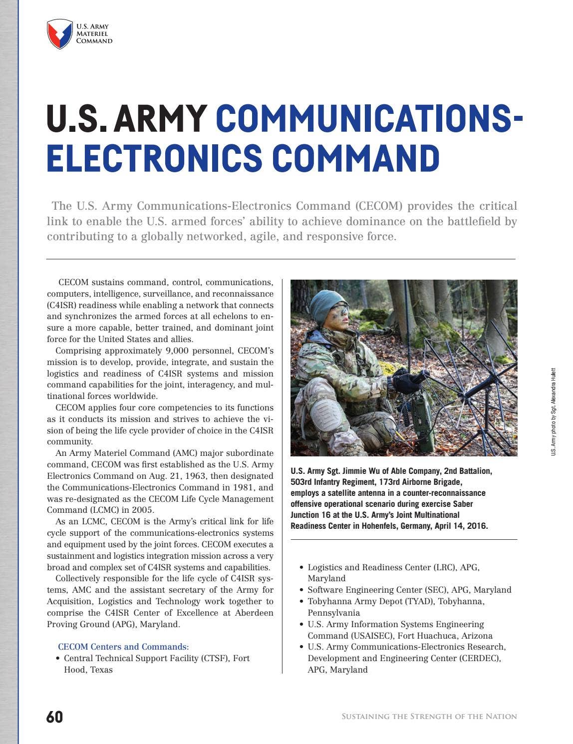 U.S. Army Materiel Command Resource Guide 2016-2017 by Faircount Media ...