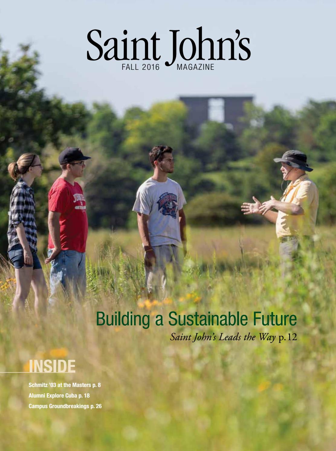 Saint John's Magazine Fall 2016 by CSB+SJU - Issuu