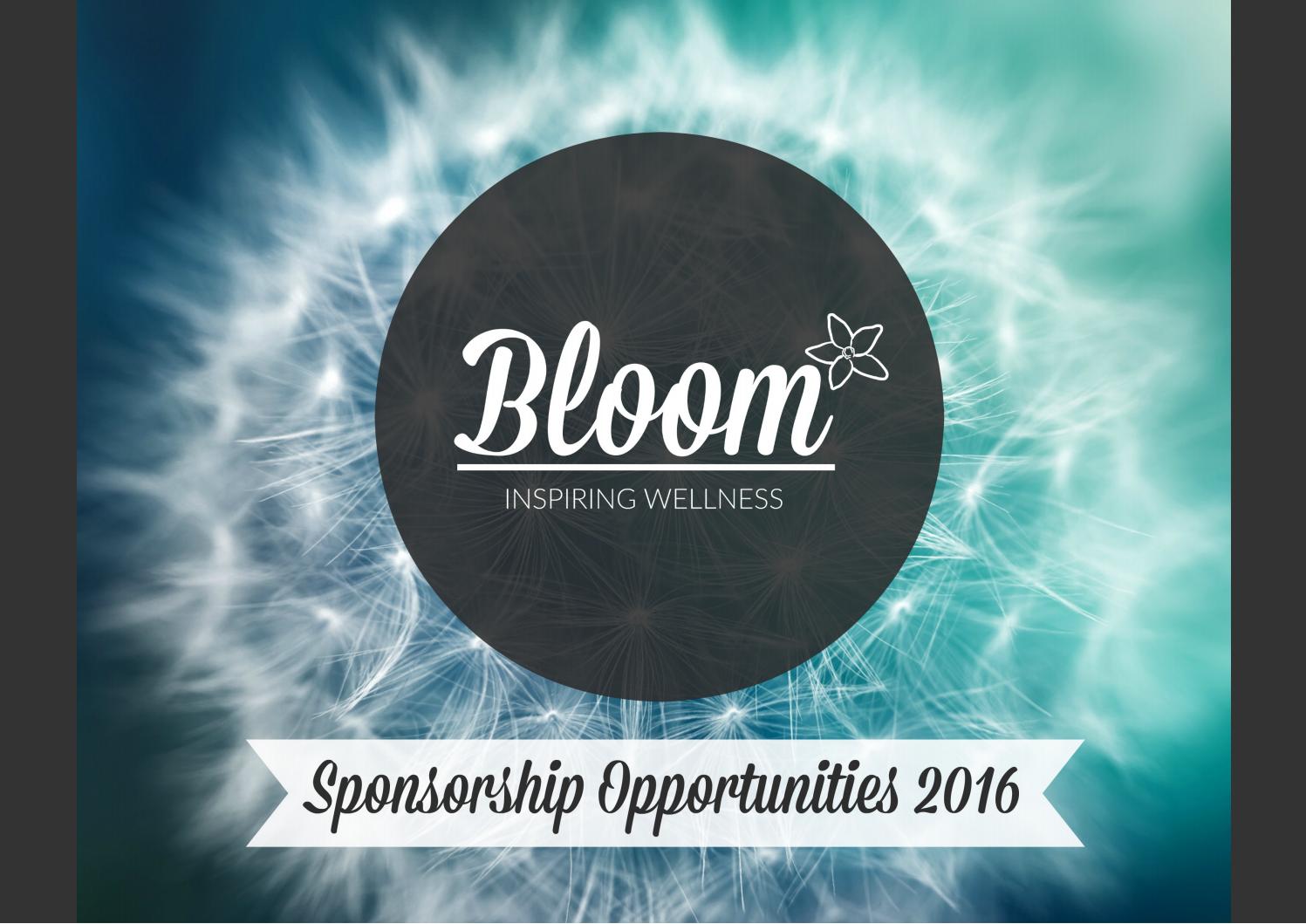 Sponsorship Opportunities by Emma Lodge - Issuu