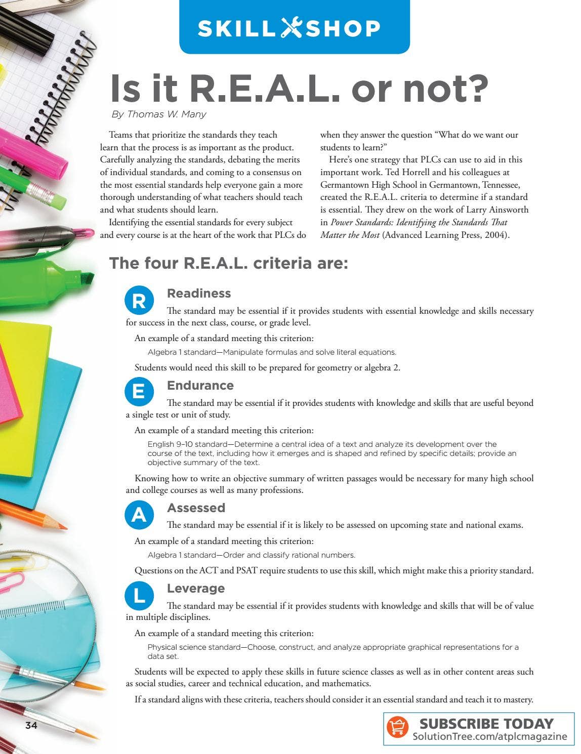 All Things PLC Magazine Preview Issue by Solution Tree - Issuu