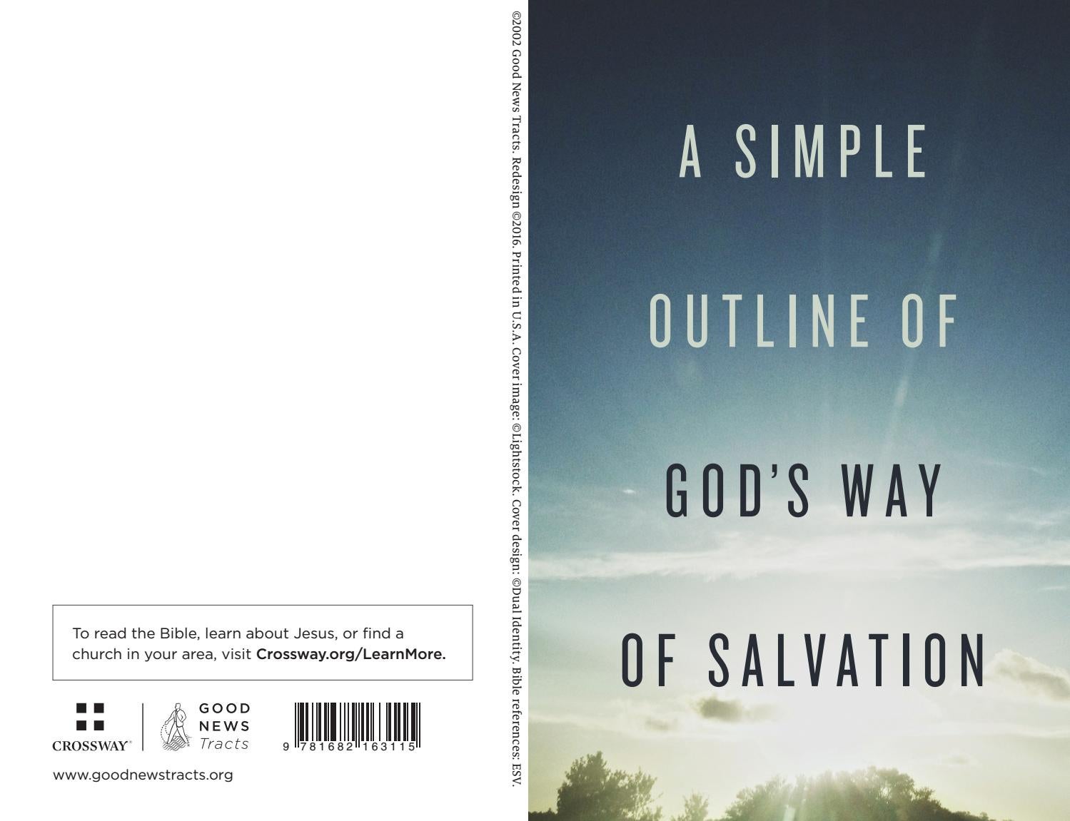 A Simple Outline of God's Way of Salvation by Crossway - Issuu