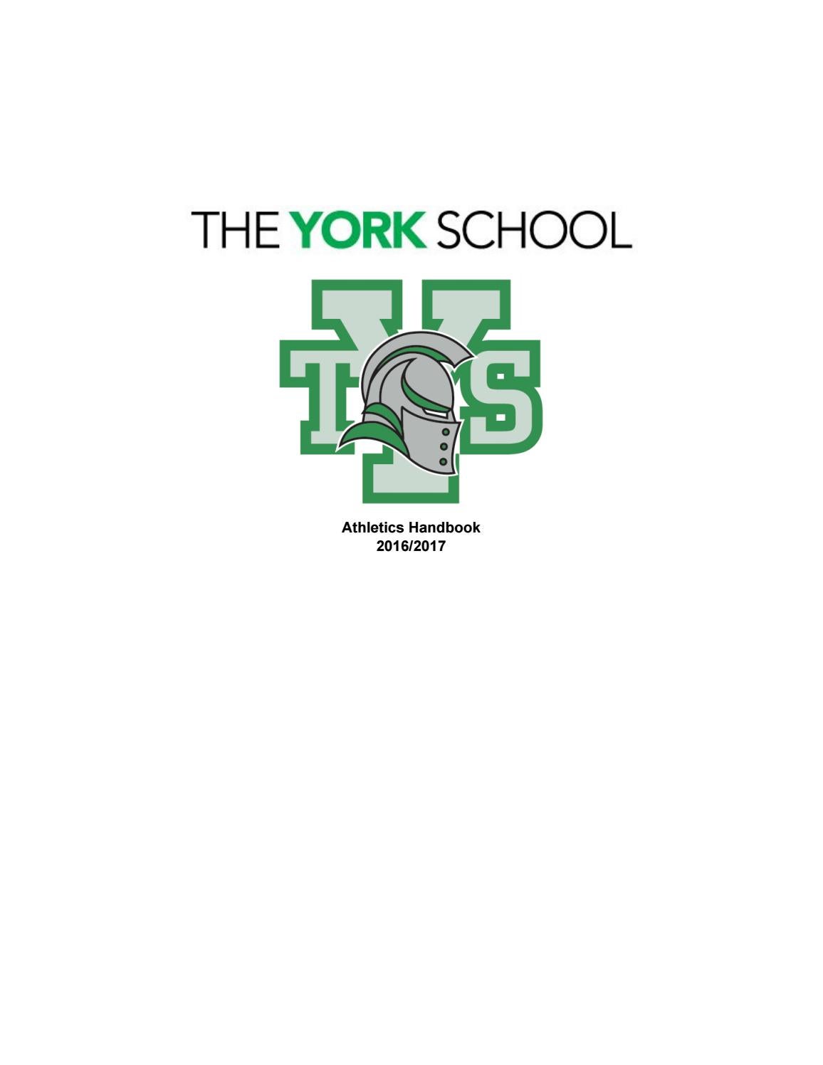 The York School Athletics Handbook by The York School - Issuu