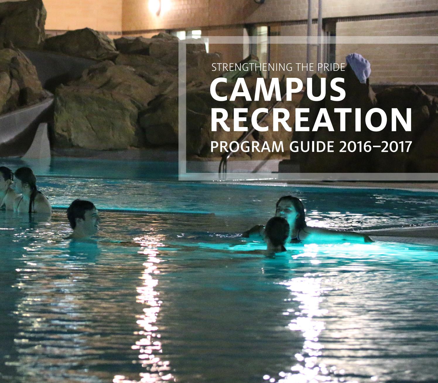 Program guide 16 17 by Department of Campus Recreation - Issuu