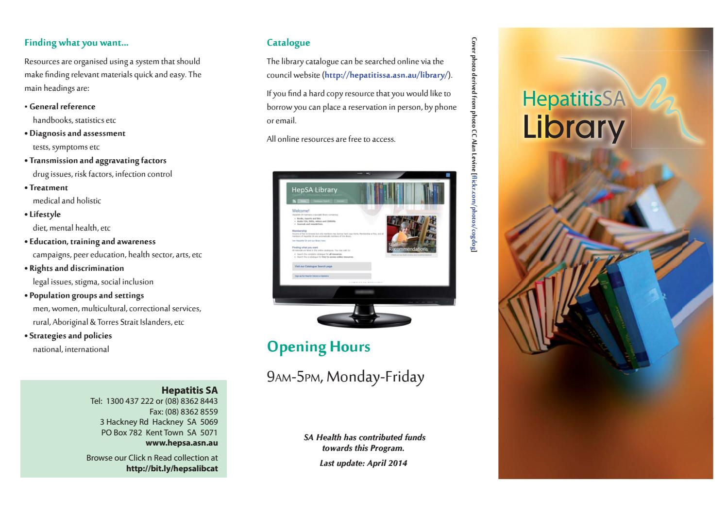 Hepatitis SA Library by Hepatitis SA - Issuu