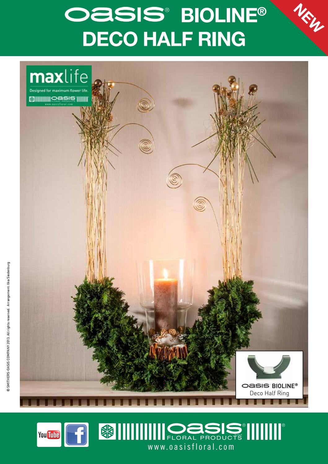 Flyer oasis bioline deco half ring by OASIS® Floral Products - Issuu