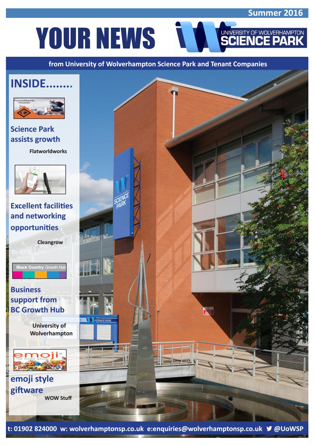 University of Wolverhampton Science Park by UoWSP - Issuu