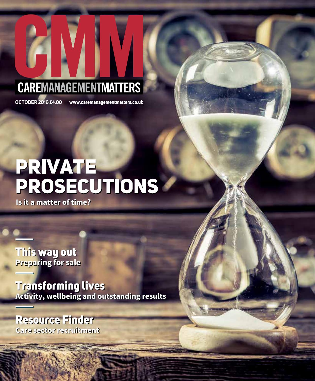 Care Management Matters October 2016 by Care Choices Ltd - Issuu