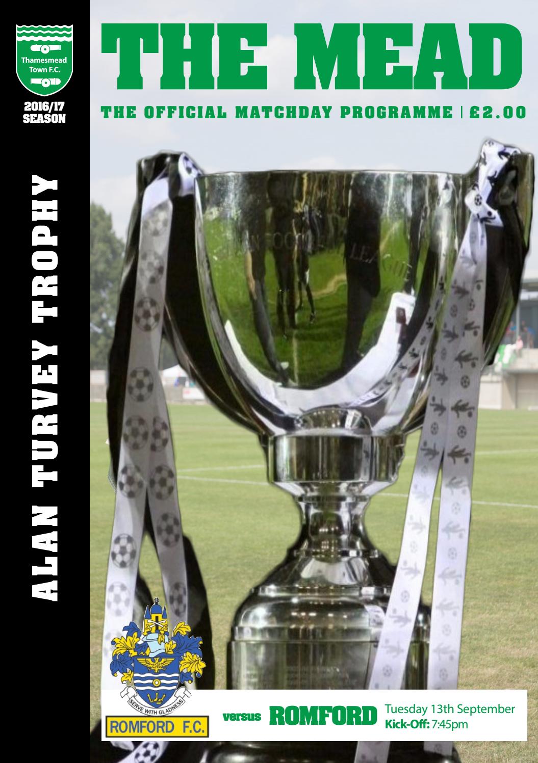Thamesmead Town vs Romford by Jamie Barwick - Issuu