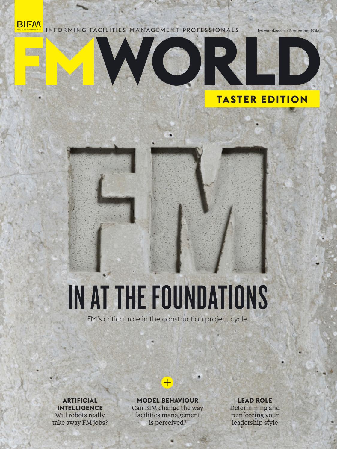 FM World September 2016 taster edition by Redactive Media Group - Issuu