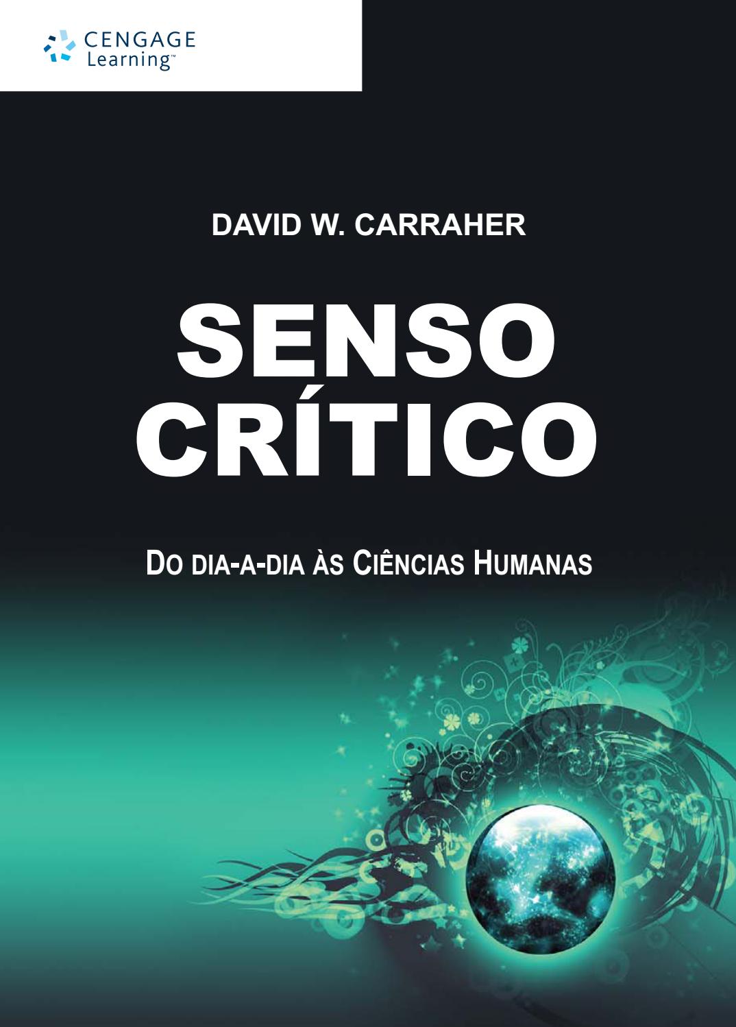 Senso Crítico 9788522126163 by Cengage Brasil - Issuu