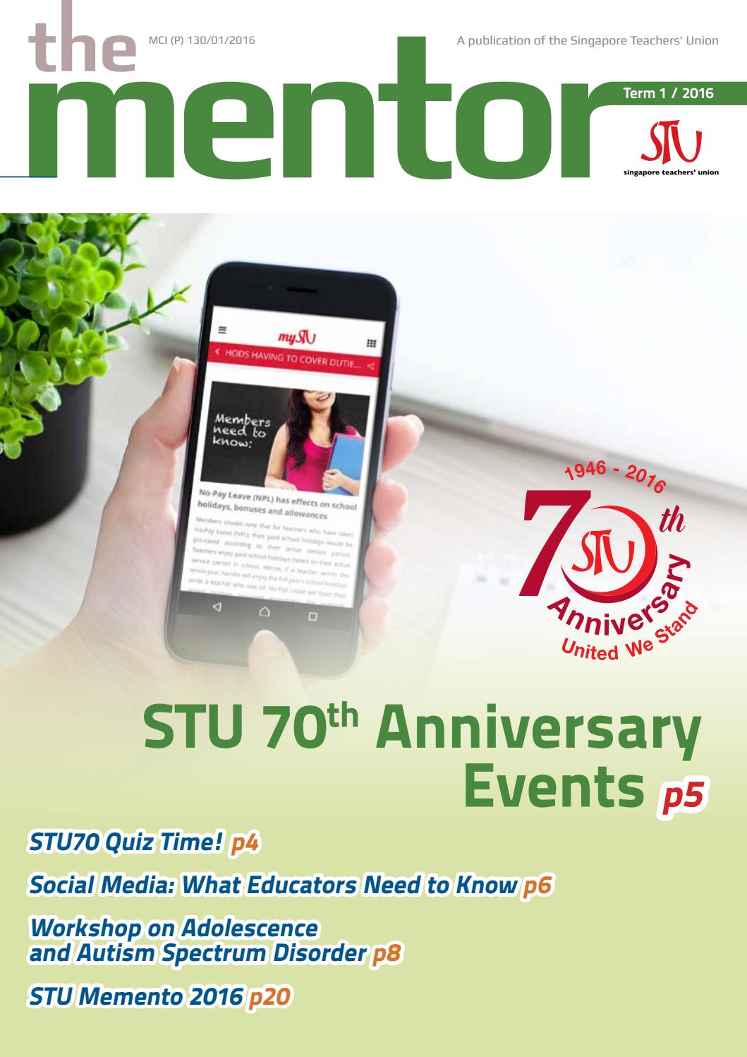 The Mentor Newsletter T1 2016 by Artnexus Design Pte Ltd - Issuu