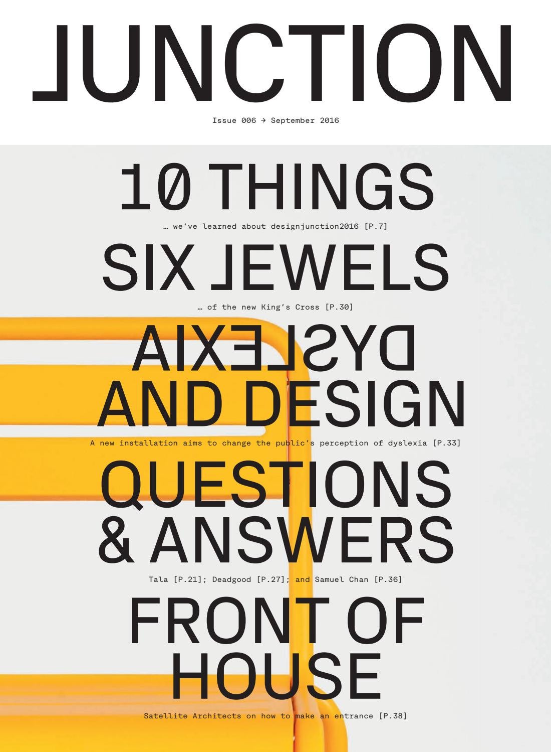 JUNCTION MAGAZINE: ISSUE 006 SEPTEMBER 2016 by ABSOLUTELY Magazines - Issuu