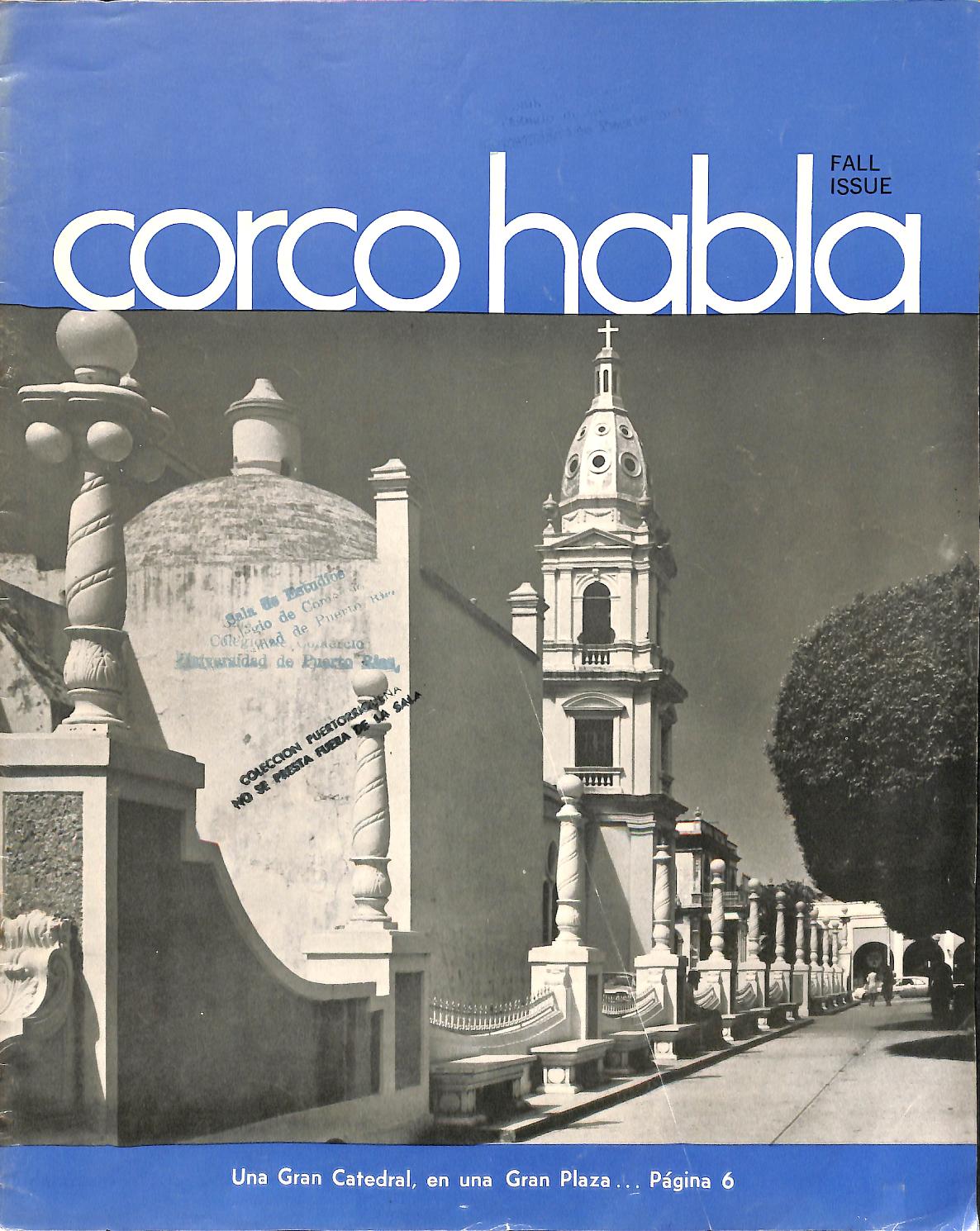 Corco Habla (1968) by La Colección Puertorriqueña - Issuu