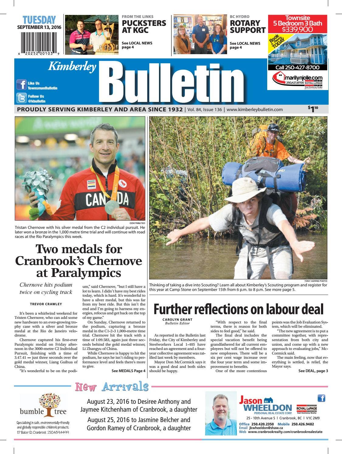 Kimberley Daily Bulletin, September 13, 2016 by Black Press Media Group ...