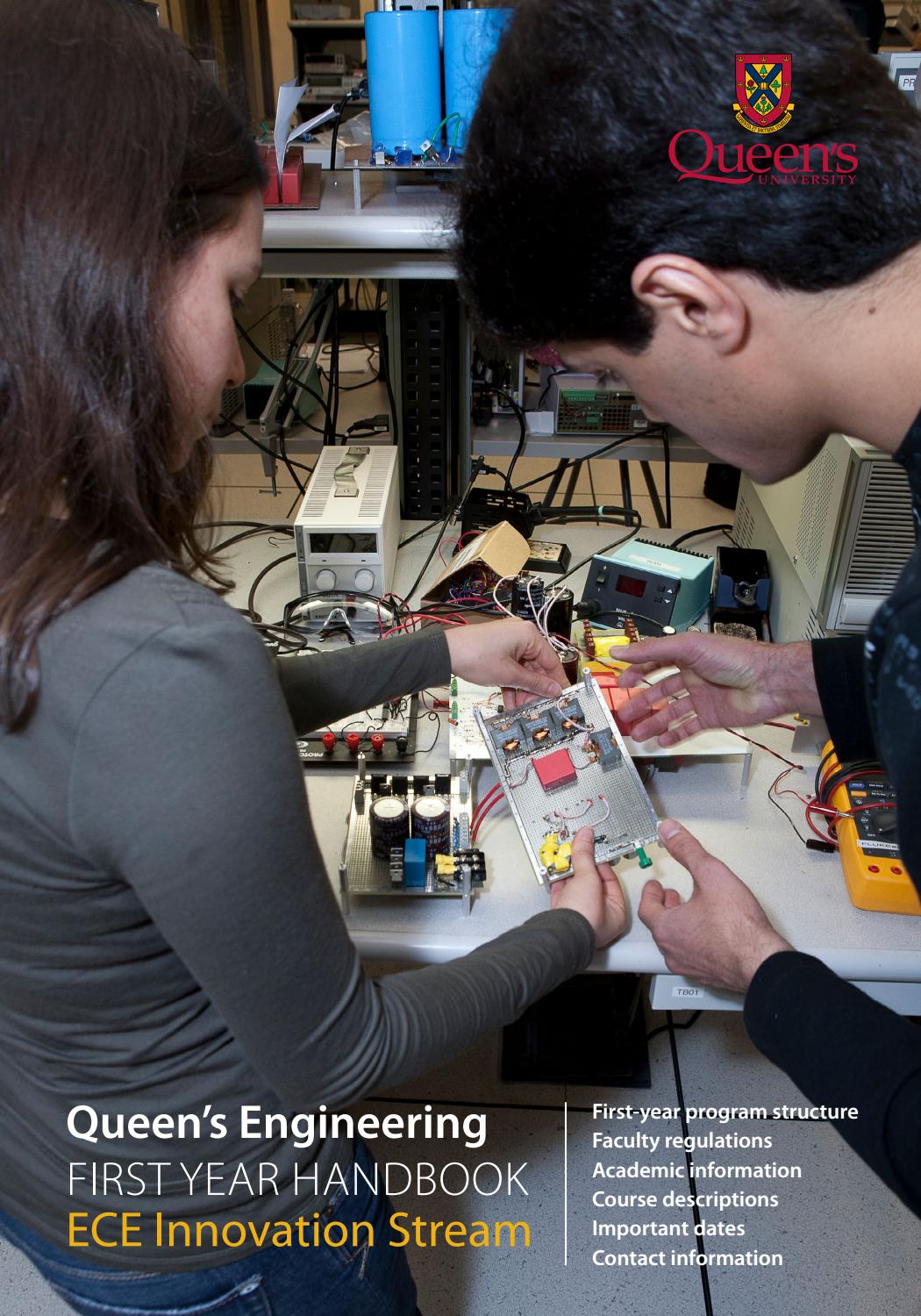 Queensu first year student handbook ece 2016 online by Queen's Faculty ...