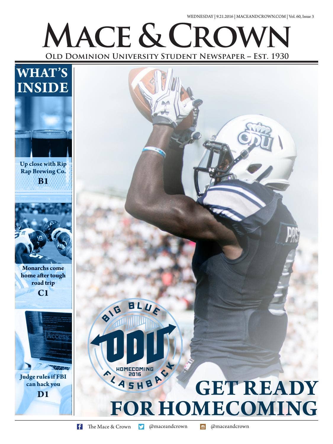 Mace & Crown - September 21, 2016 by Mace and Crown - Issuu