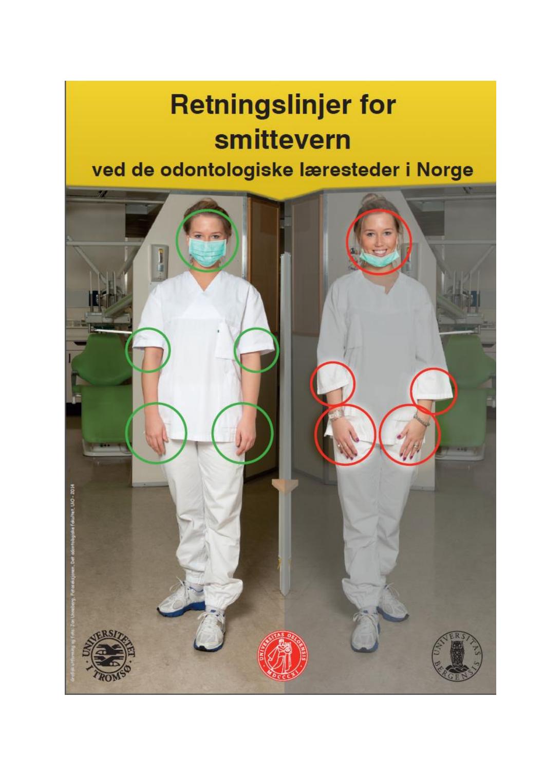 Retningslinjer for smittevern ved de odontologiske læresteder i Norge ...