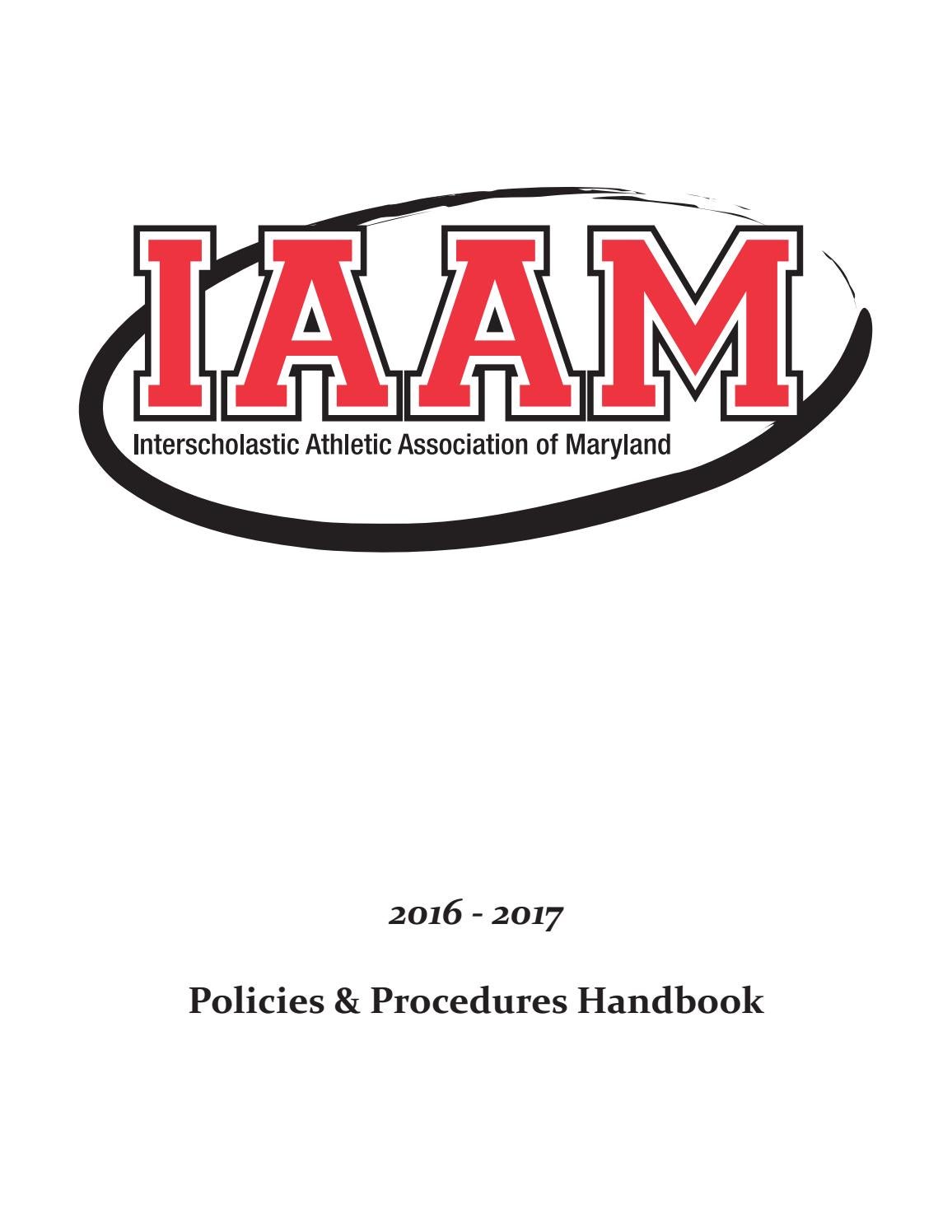 2016-2017 IAAM Handbook by Freestyle Designs LLC - Issuu