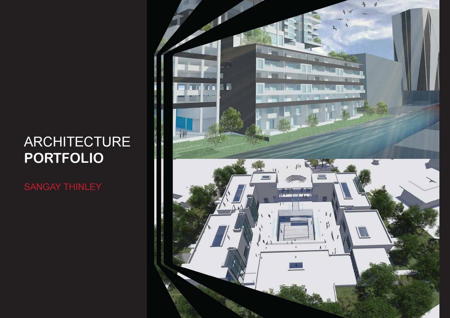 Architecture portfolio by Sangay Thinley - Issuu