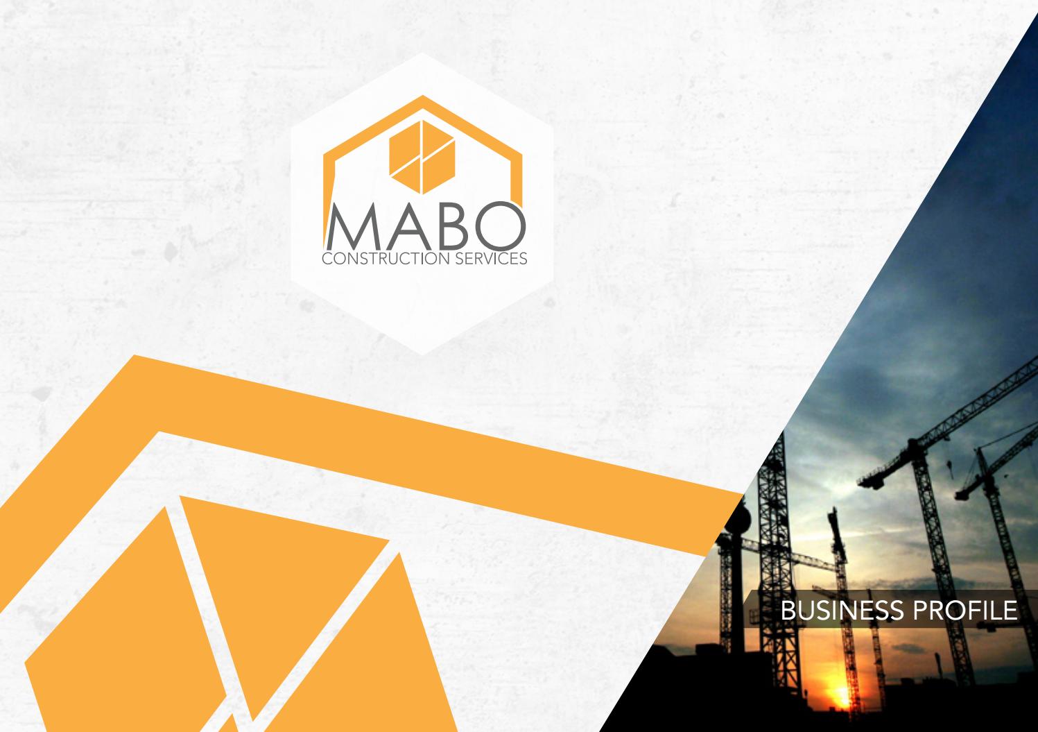 Mabo Construction Services by Joren Communications - Issuu